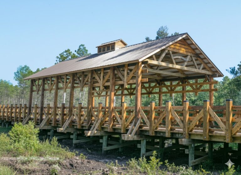 Covered Timber Bridge Builder | Custom Timber Bridge Construction ...